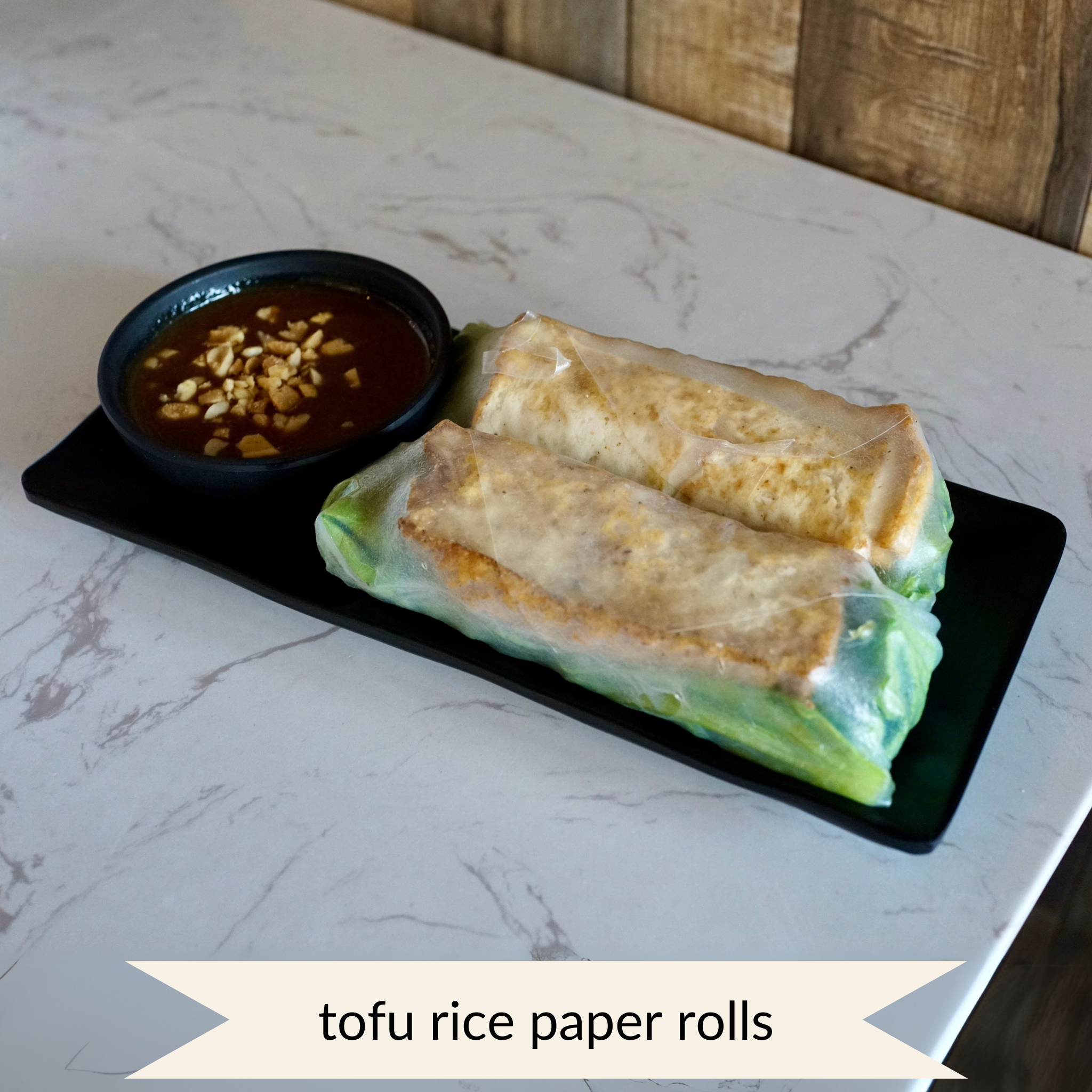 rice paper rolls tofu (goi cuon dau hu) | Pho Play