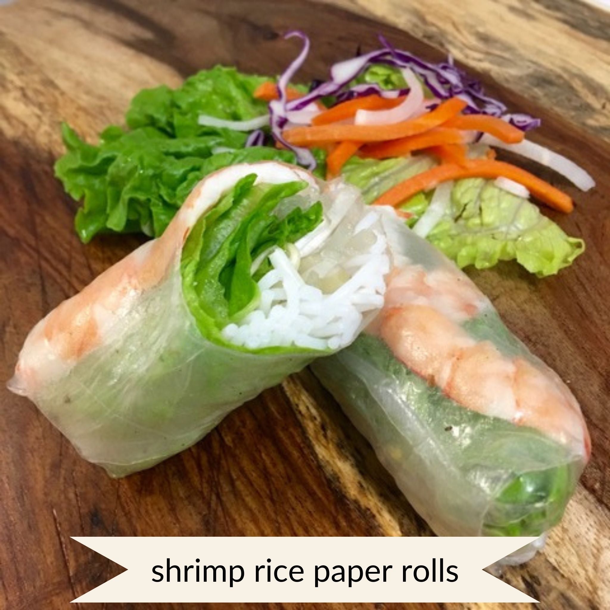 rice paper rolls shrimp (goi cuon tom) | Pho Play