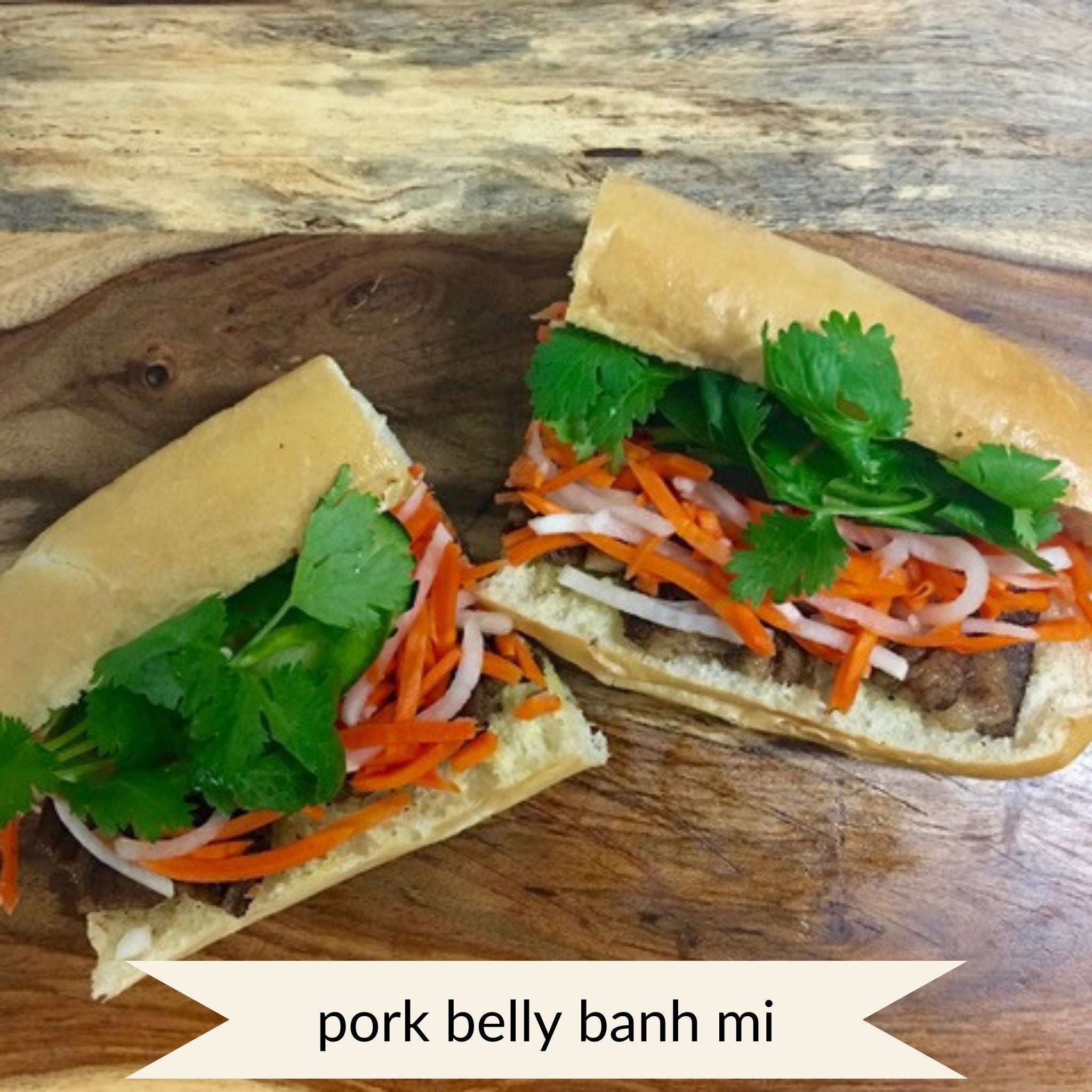 banh mi pork belly (ba chi) | Pho Play